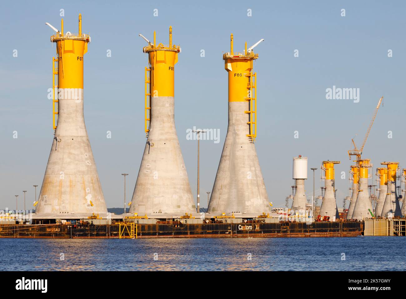 France, Seine-Maritime, Le Havre, the harbour, Bougainville wharf ...