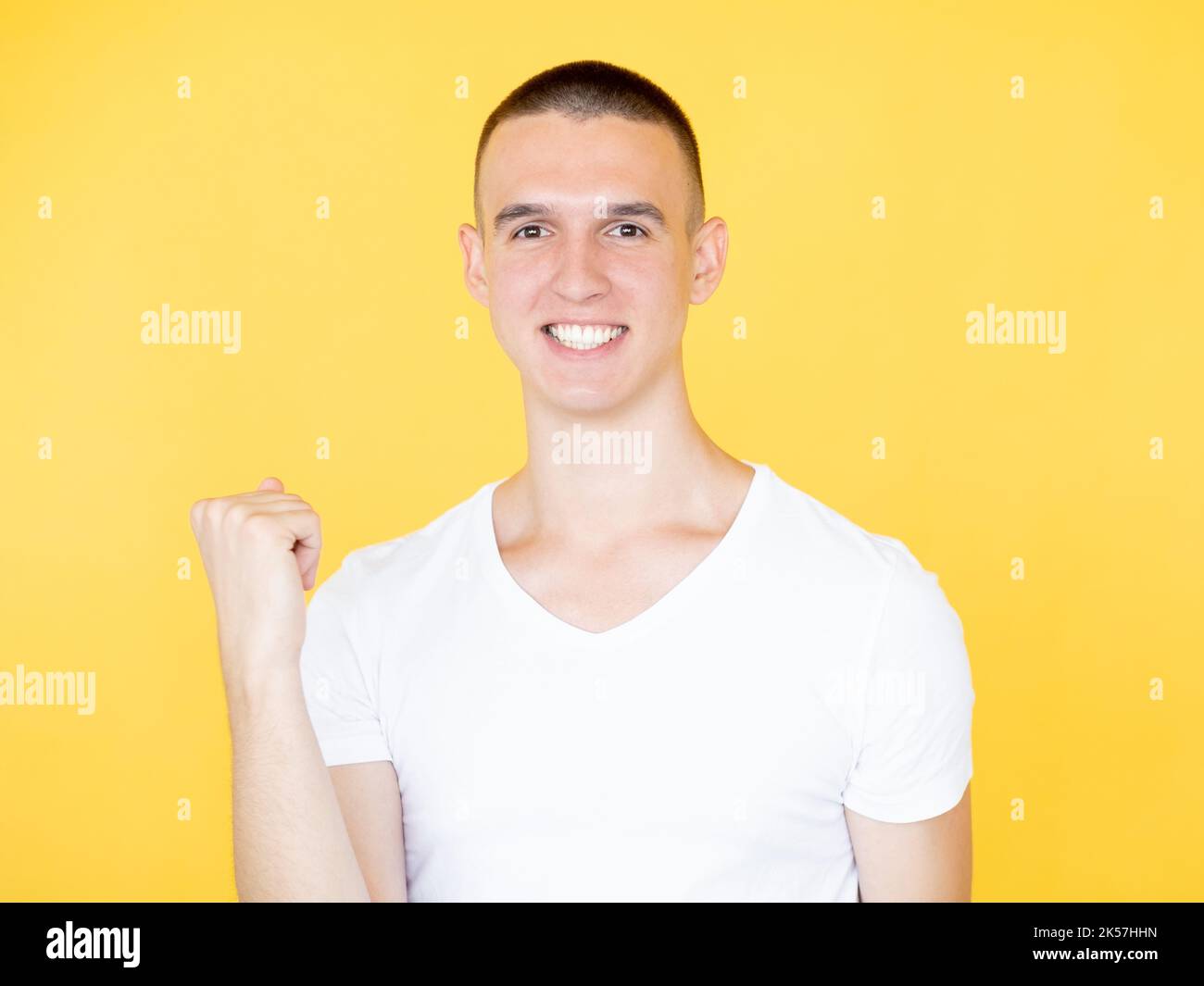 successful achievement excited man winner joy Stock Photo - Alamy