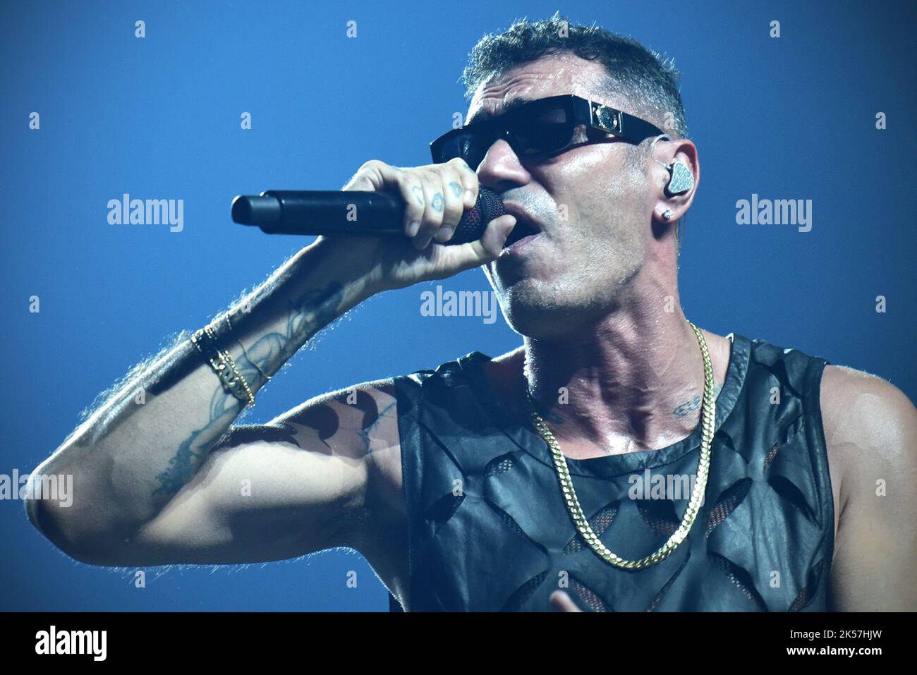 Fabio Bartolo Rizzo, better known by his stage name Marracash performs ...