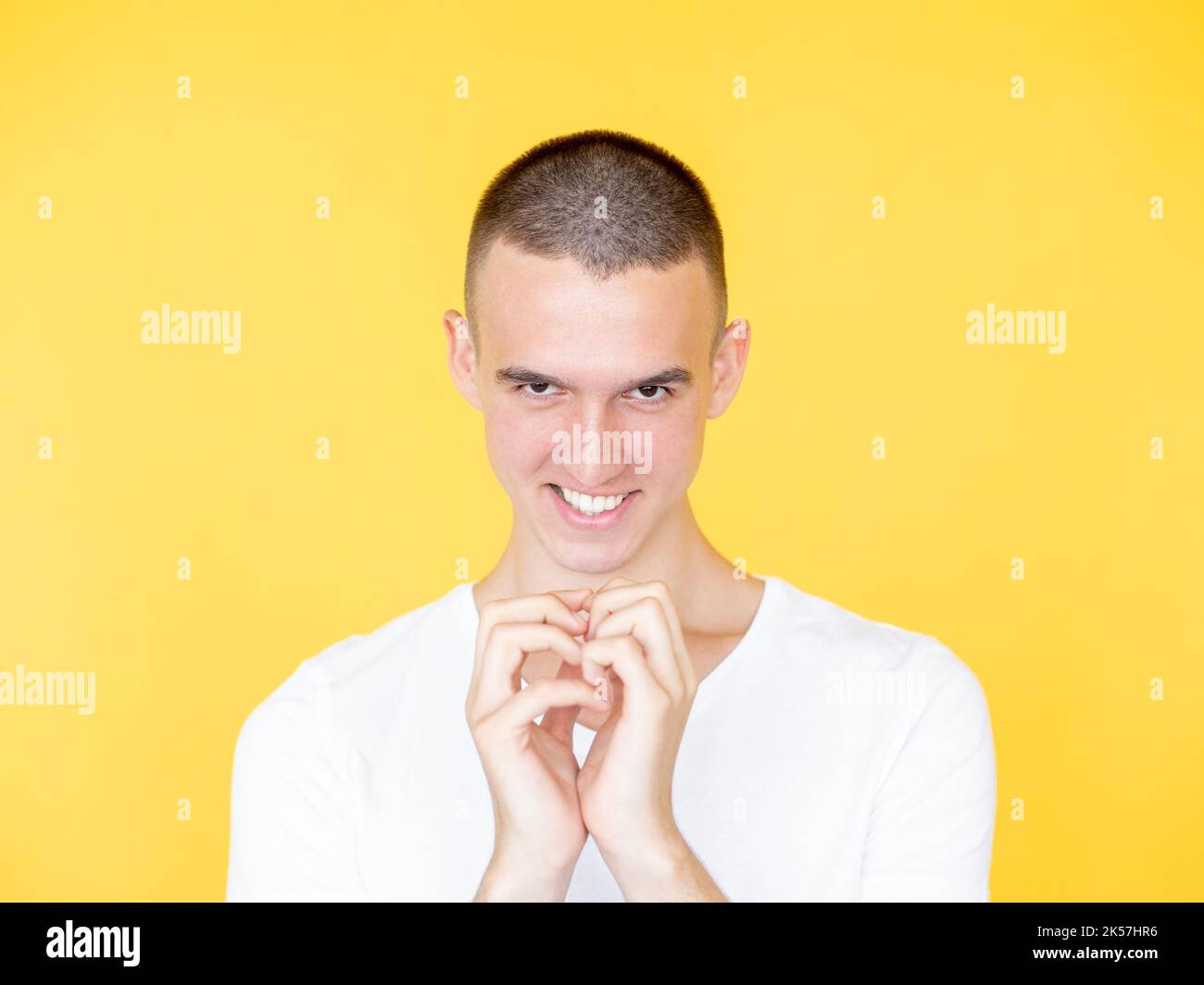 Sarcastic smile person hi-res stock photography and images - Alamy