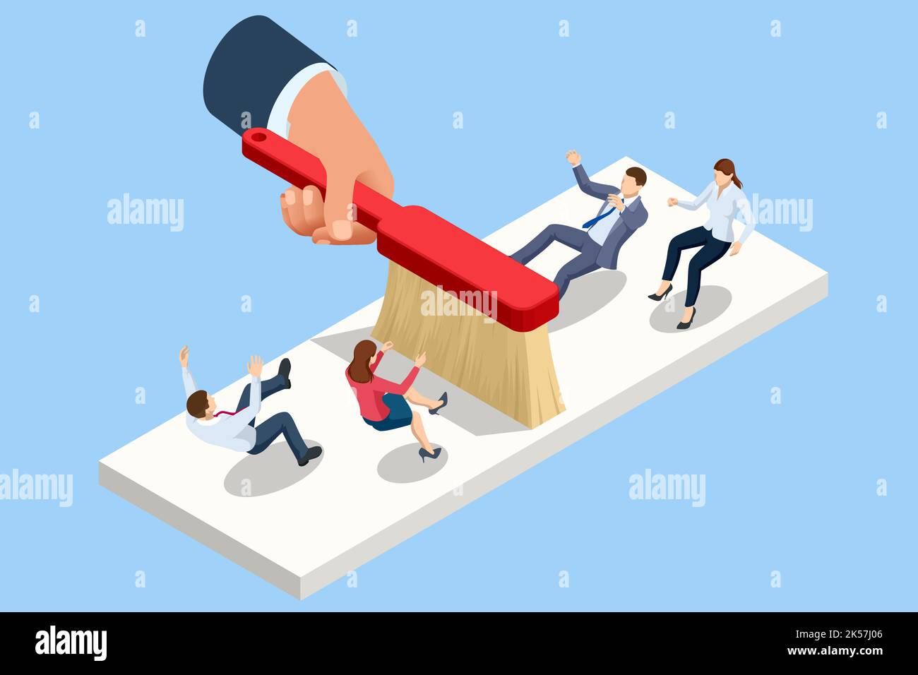 Personnel reduction Stock Vector Images - Alamy