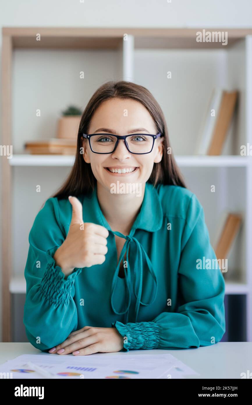 Good job. Successful project. Business webinar. Professional ...