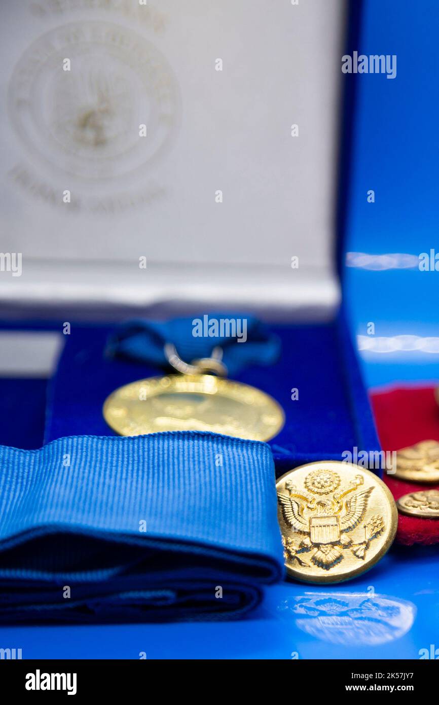 LOUISIANA/USA – JULY 06 2019: Medal of honor for Louisiana veterans and ...