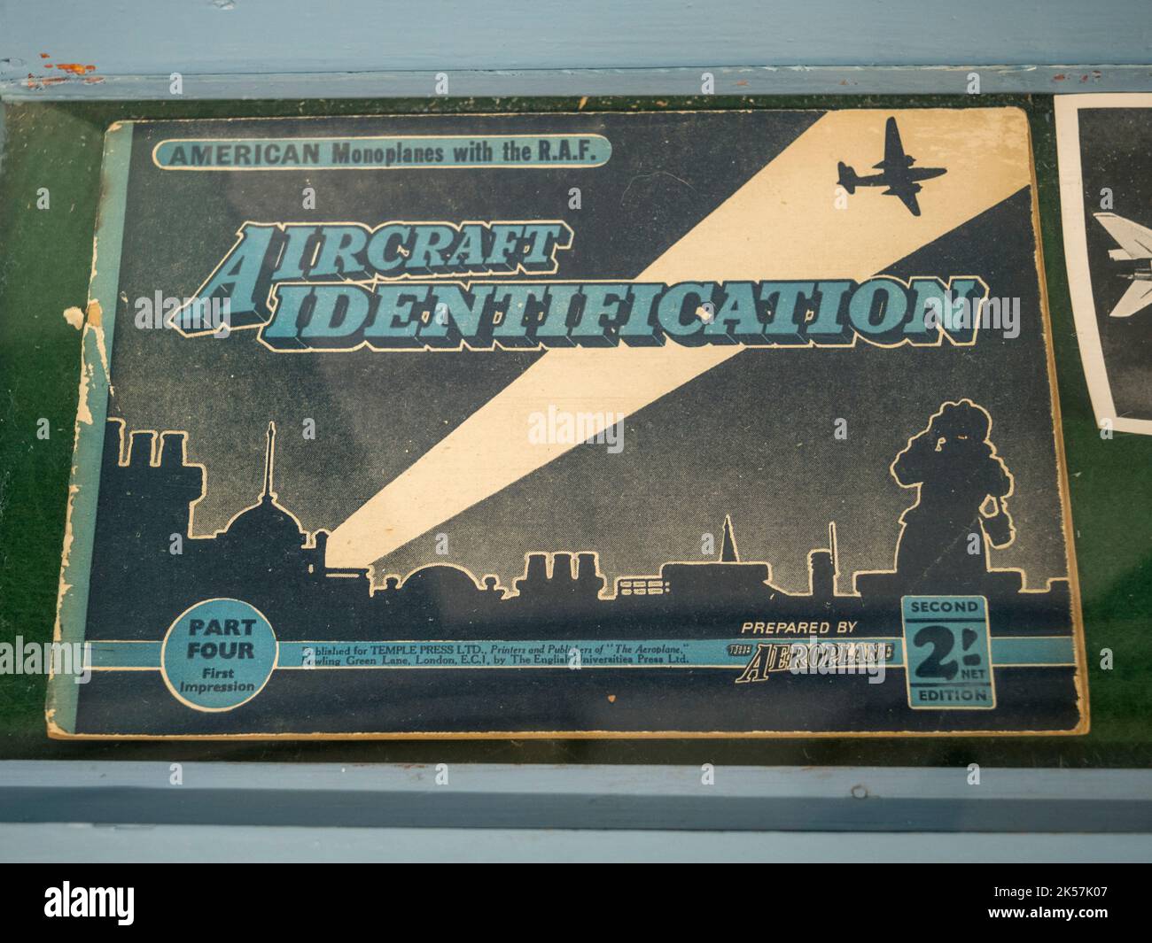 "Aircraft Identification" booklet by Temple Press in the RAF Manston ...