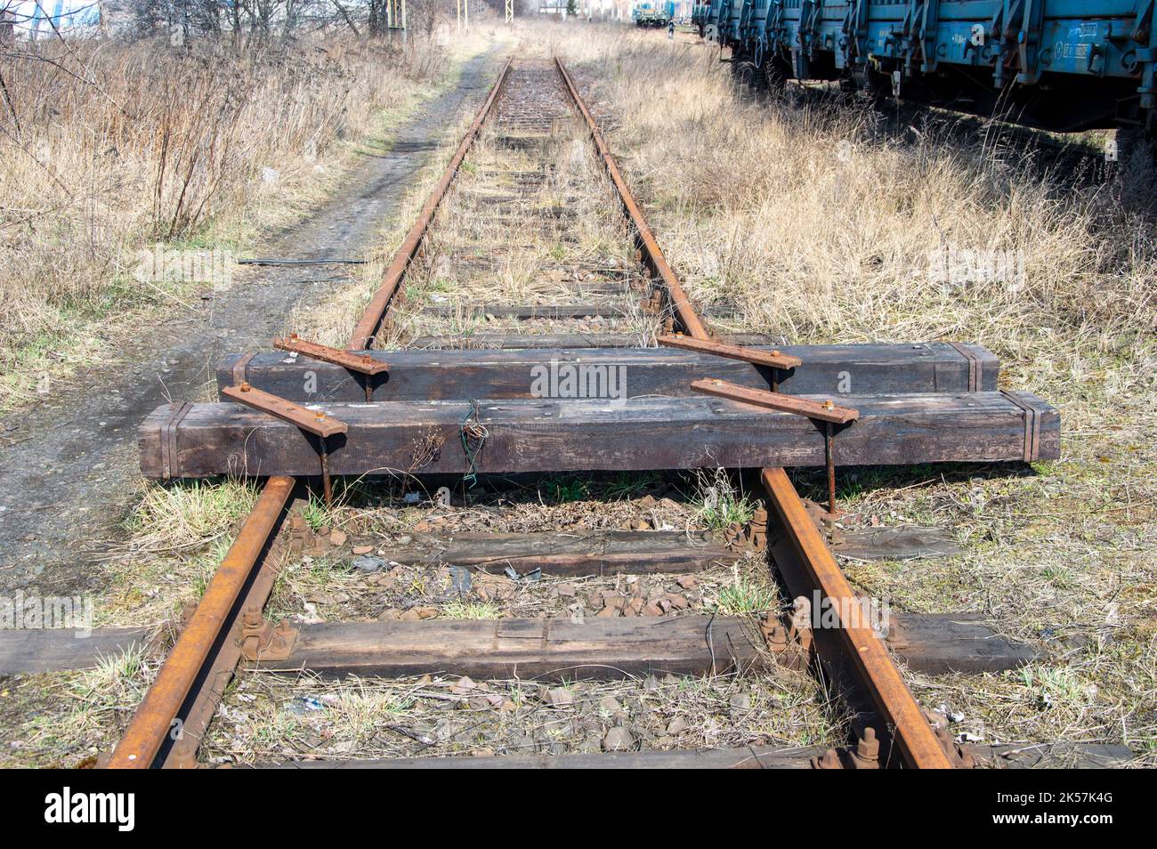 Railroad tracks go over hi-res stock photography and images - Alamy