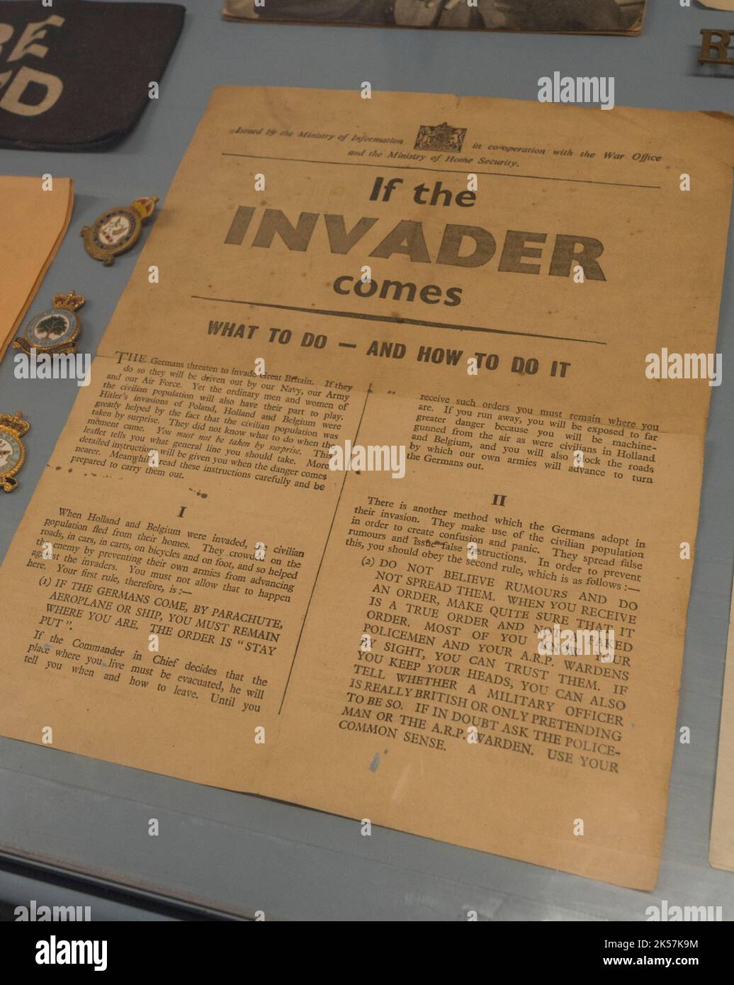 "If the Invader comes-what to do-and how to do it" by the Ministry of ...