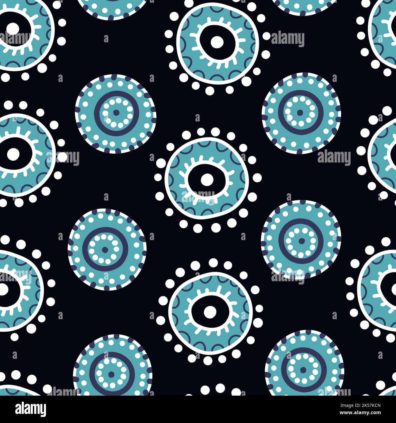 Seamless pattern with geometric aboriginal ornament. Ethnic tribal ...