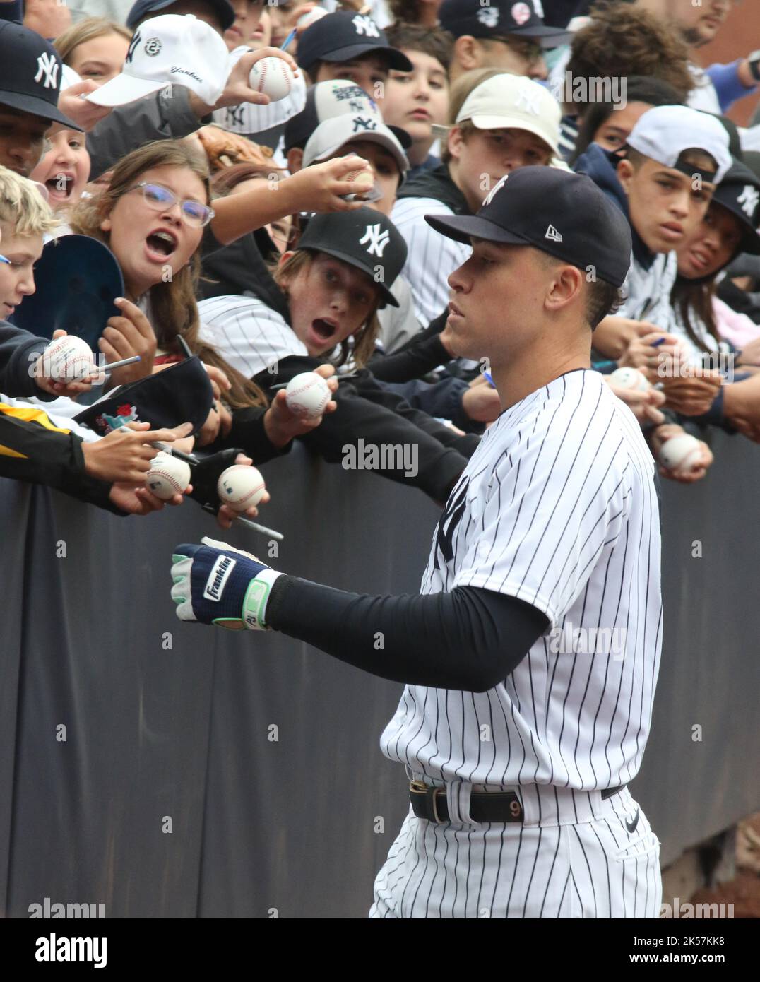 October 2, 2022 Aaron Judge during last regular season baseball game at ...