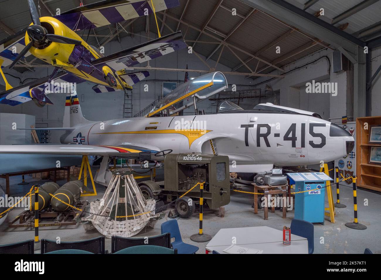 A Canadair CT-133 Silver Star Mk.3 (TR-415) in the RAF Manston History ...