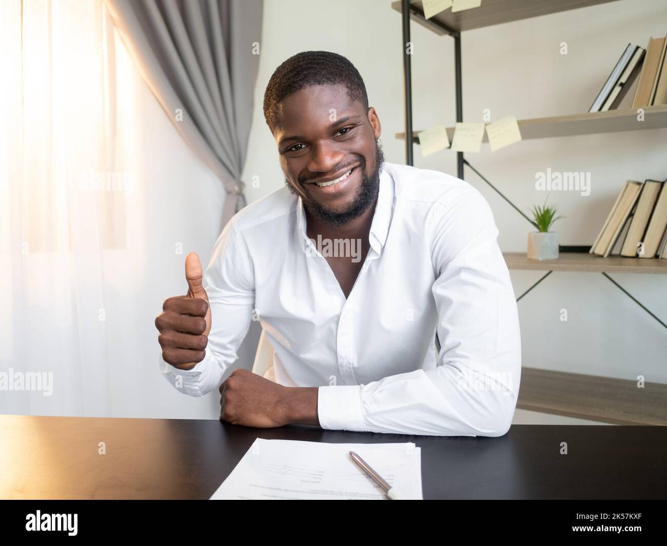 Successful deal. Corporate agreement. Cooperation offer acceptance ...