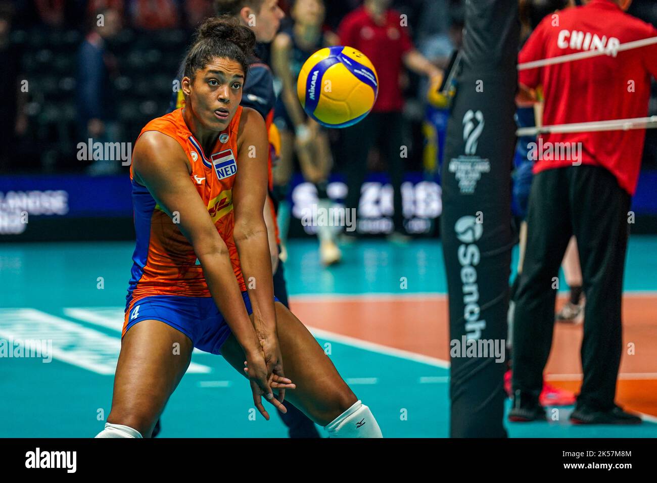 ROTTERDAM, NETHERLANDS - OCTOBER 6: Celeste Plak of the Netherlands ...