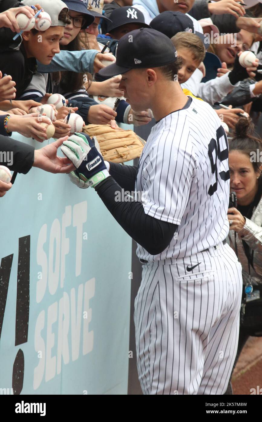October 2, 2022 Aaron Judge during last regular season baseball game at ...
