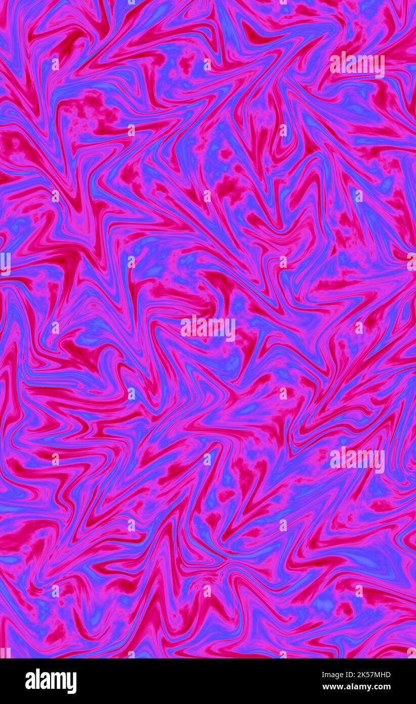 Illustration of stunning vibrant color of hot pink and cobalt blue ...