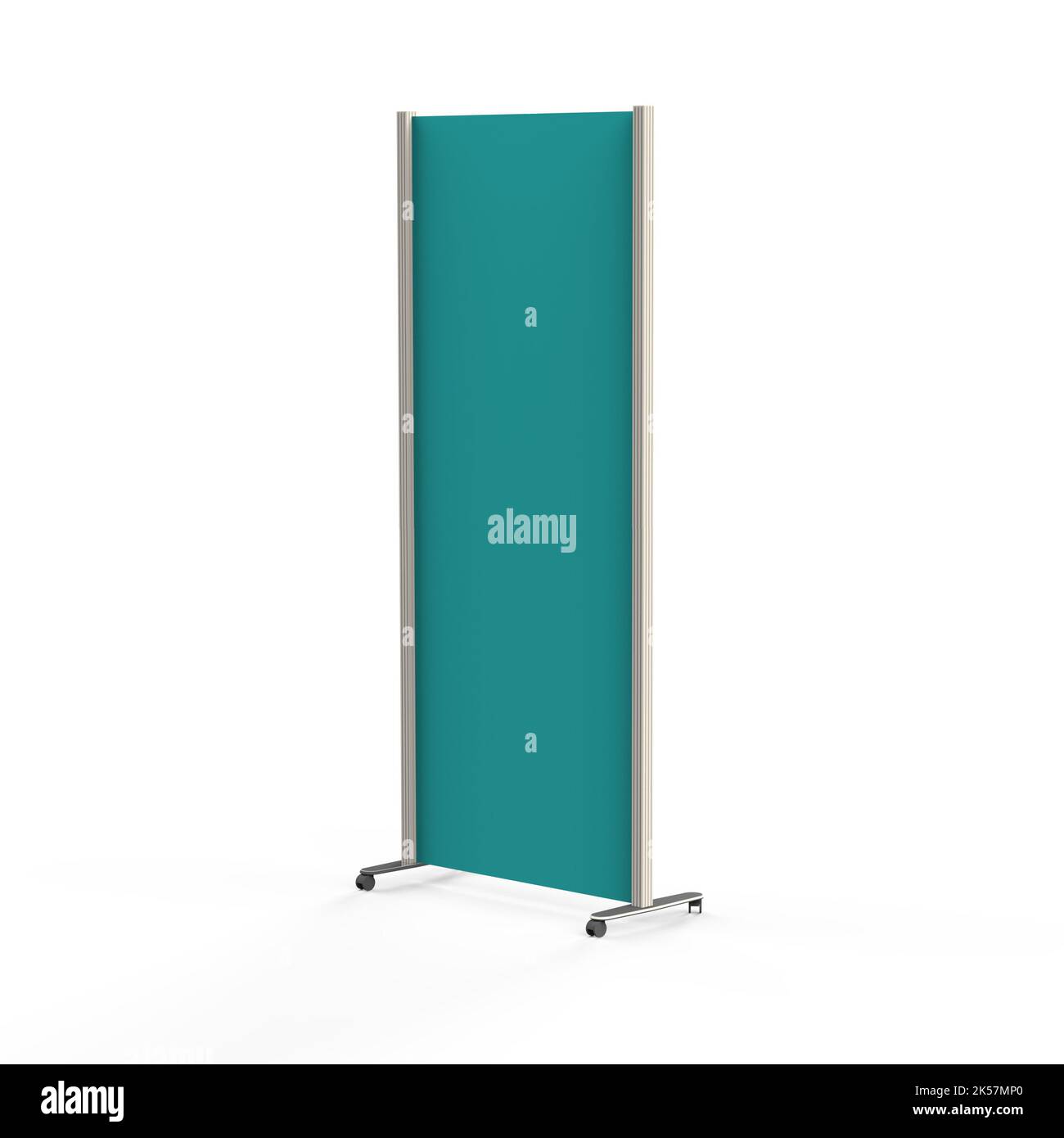Empty Mock-up for customizable vertical advertising display stand pylon ...