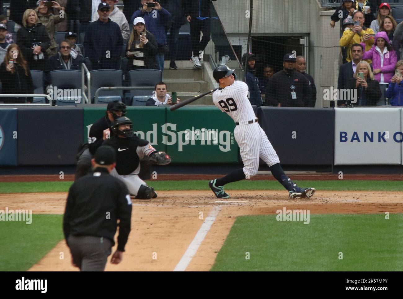 October 2, 2022 Aaron Judge during last regular season baseball game at ...