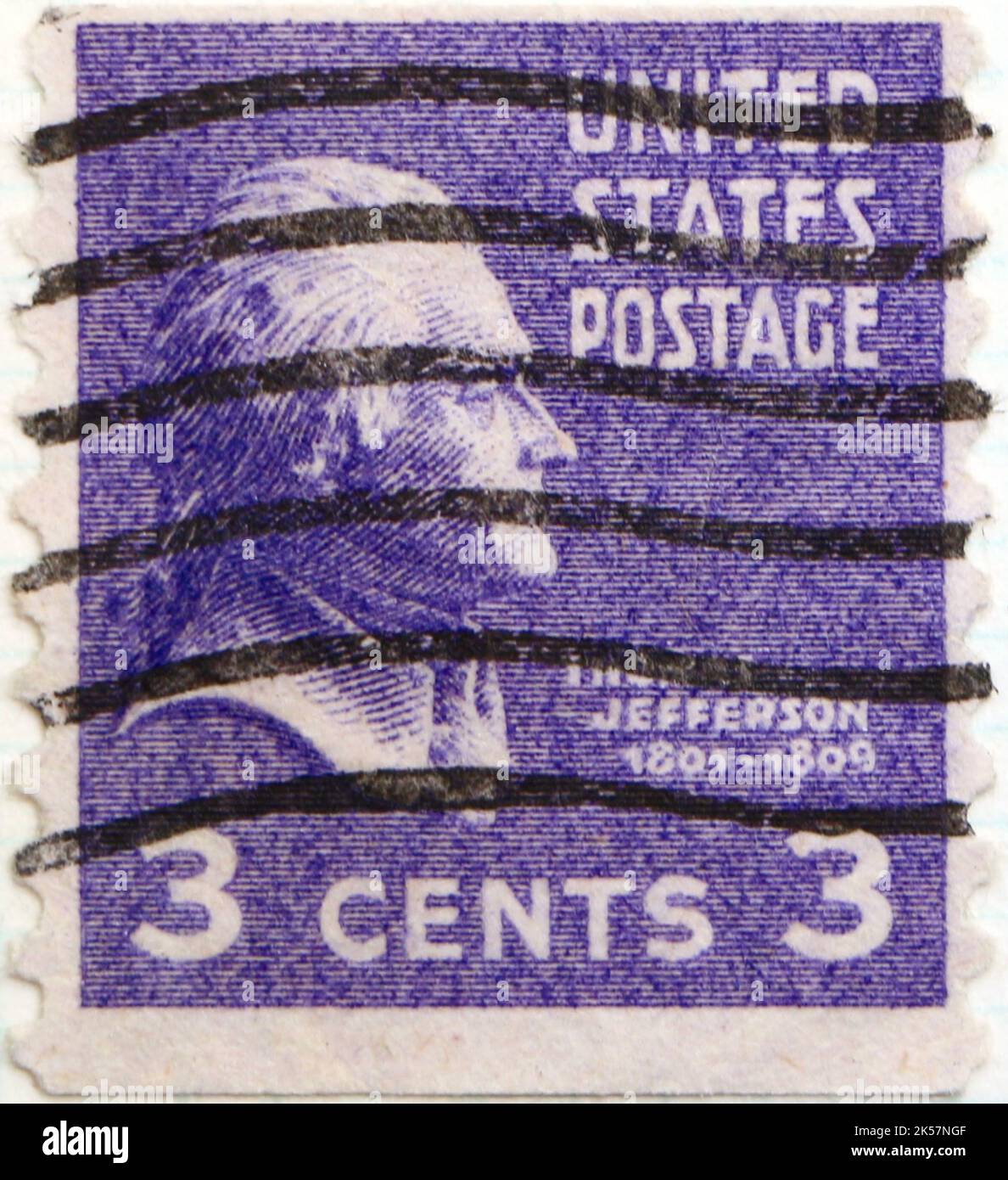 Photo of a USPS postage stamp from the Presidential Issue - Precancels ...