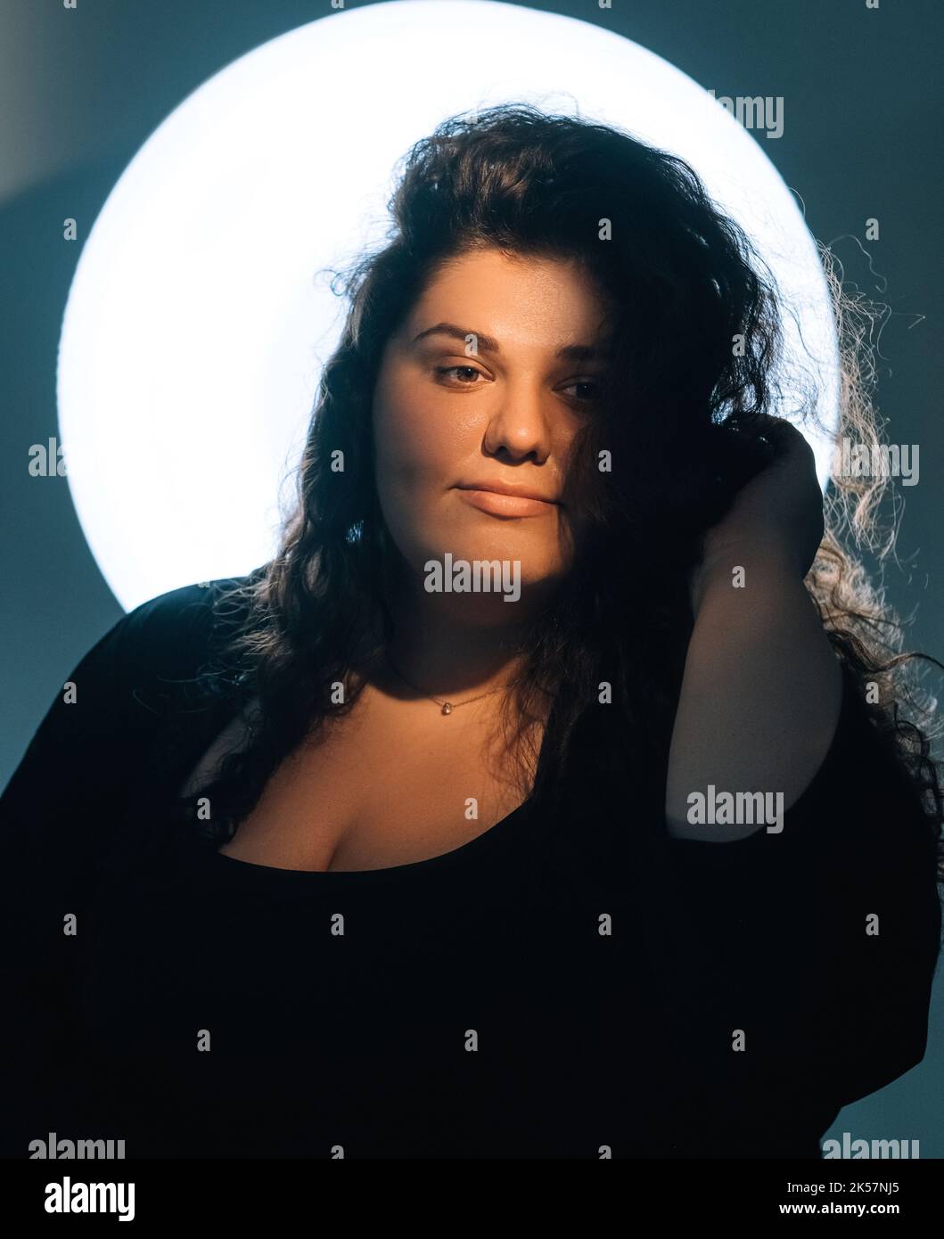 plus size beauty body positive overweight woman Stock Photo - Alamy