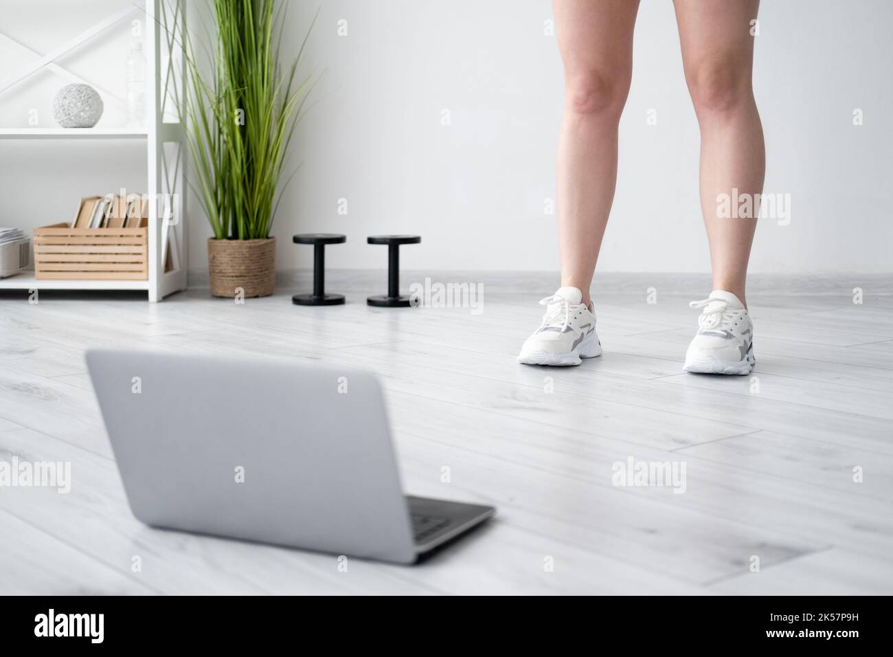 Online lesson unrecognizable woman hi-res stock photography and images ...