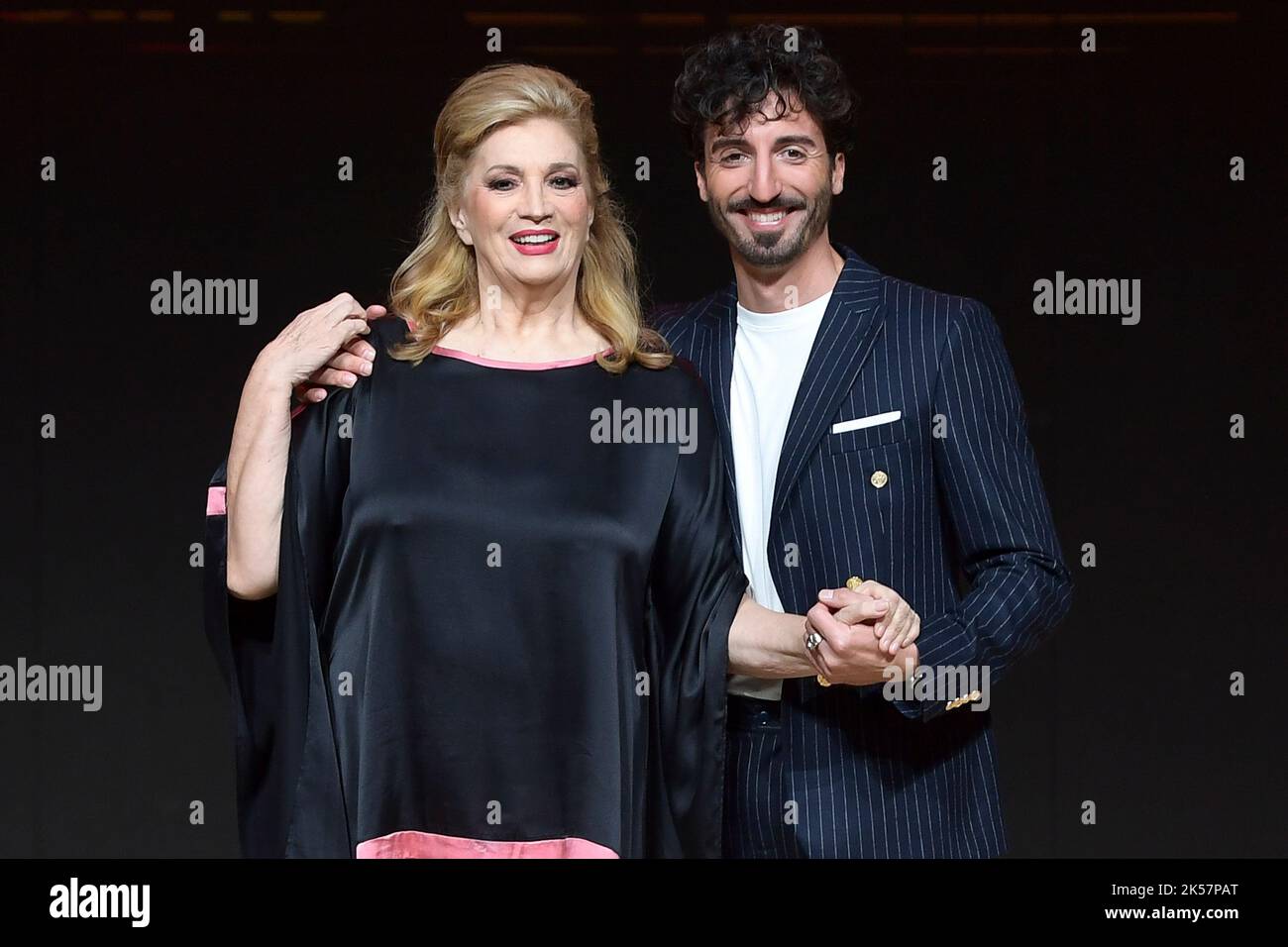 Rome, Italy. 06th Oct, 2022. Iva Zanicchi (l) and Samuel Peron (r ...