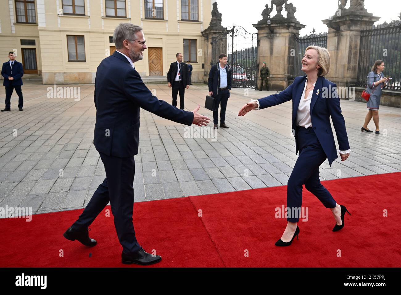 Prague, Czech Republic. 06th Oct, 2022. Czech Prime Minister Petr Fiala ...