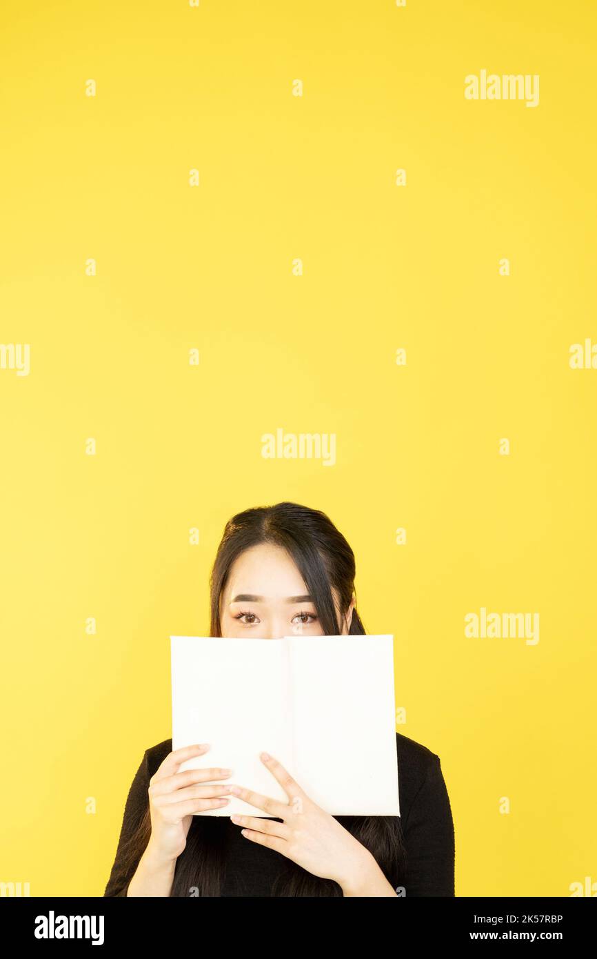 girl student school education reading hobby book Stock Photo - Alamy