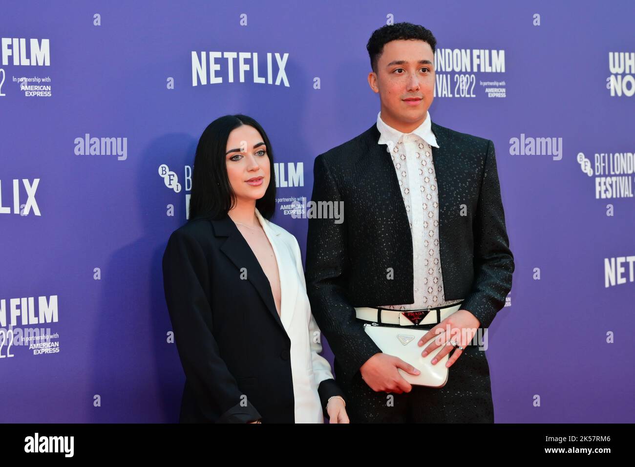 London, UK - 6th October 2022. Kyron Hamilton Arrive White Noise - UK ...