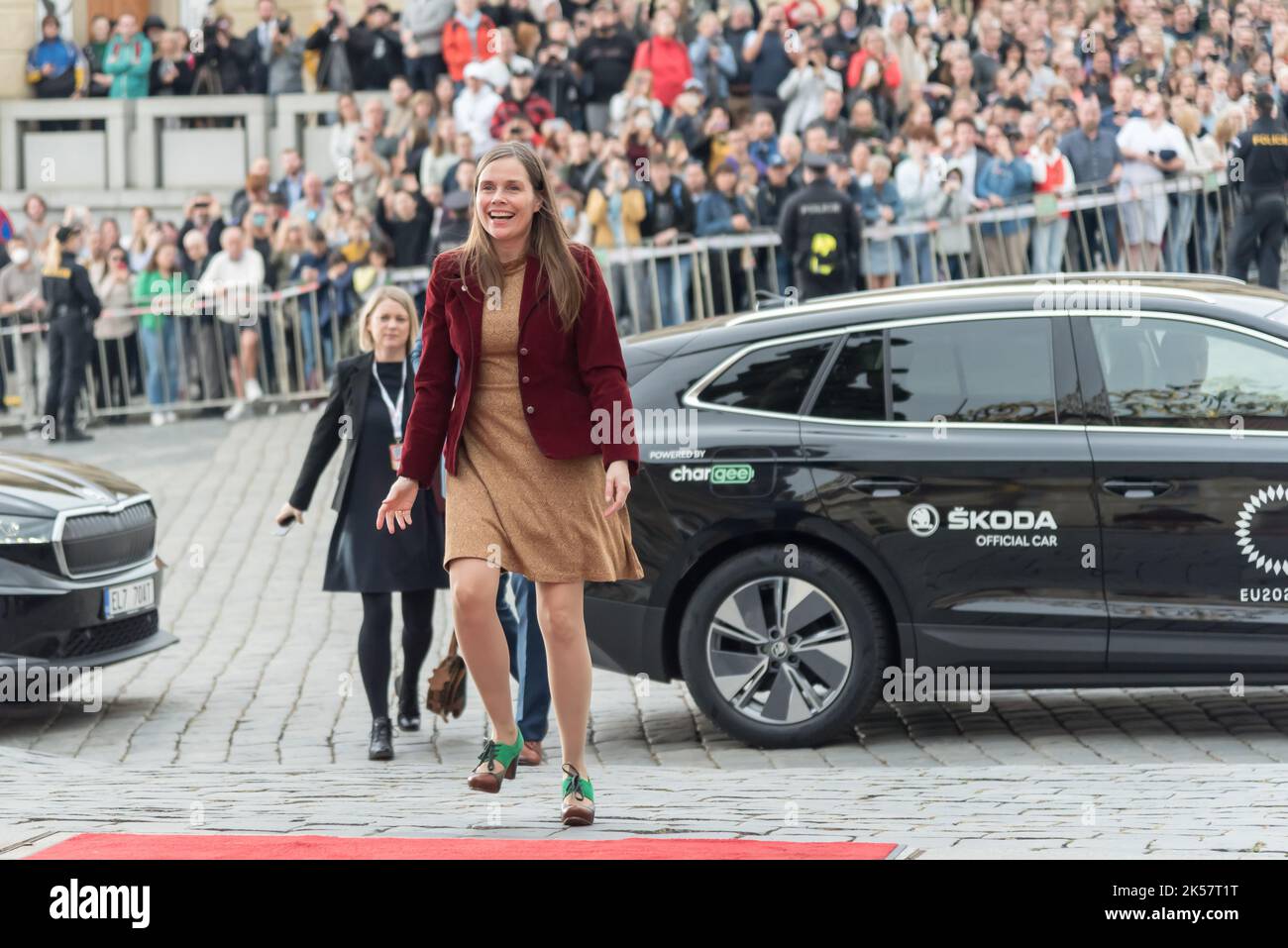 Prague, Czech Republic. 06th Oct, 2022. Prime Minister of Iceland ...