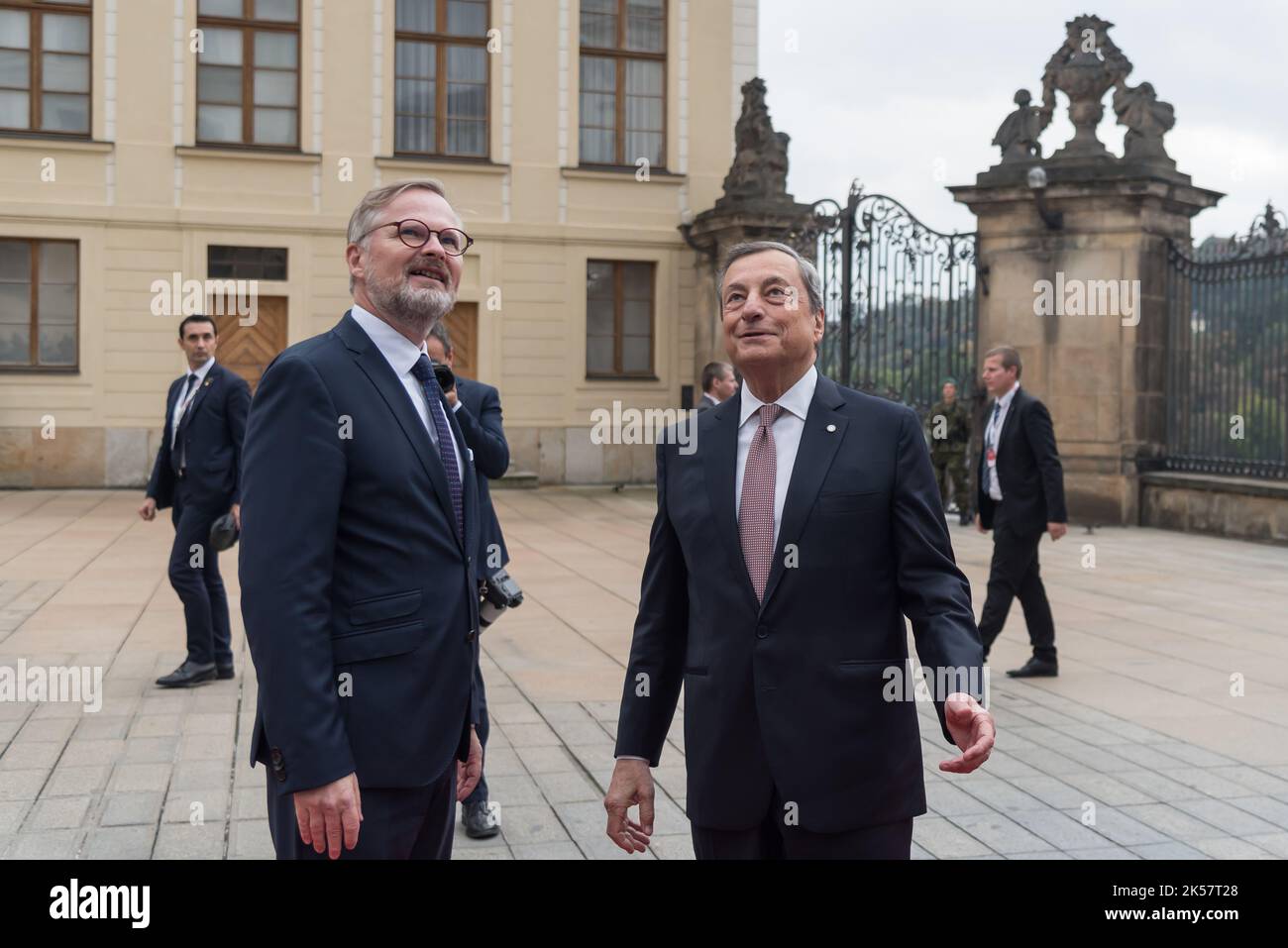 Prague, Czech Republic. 06th Oct, 2022. Prime Minister of Italy Mario ...