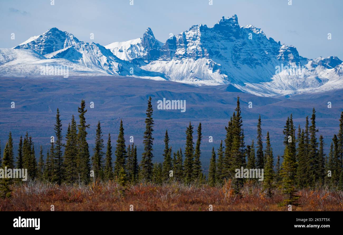 Tanada Peak in September in Wrangell-St. Elias National Park and ...