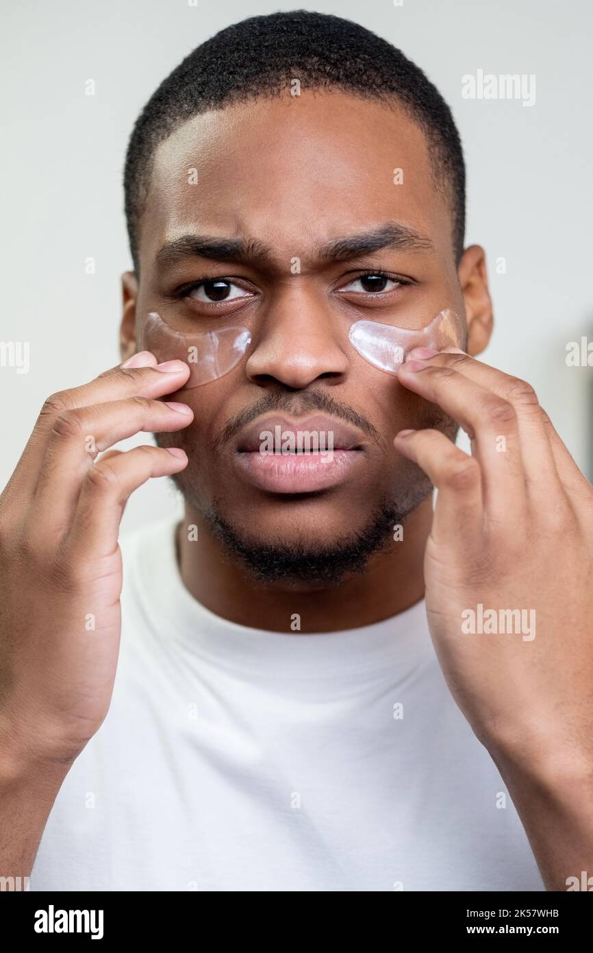 Male facial care. Skin irritation. Organic cosmetology. Disturbed ...