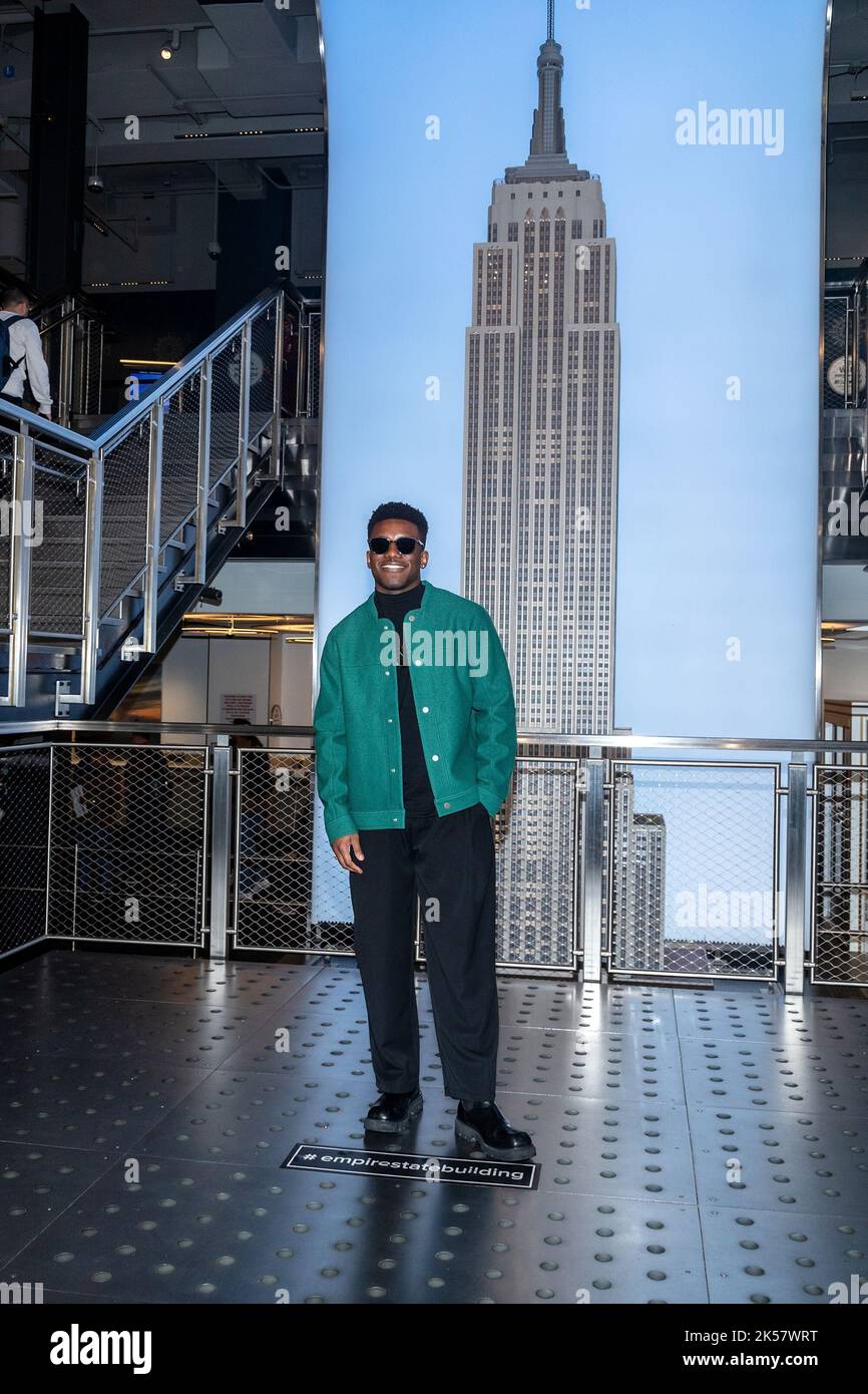 New York, NY, USA. 6th Oct, 2022. Chibuikem Uche at the Cast Members ...