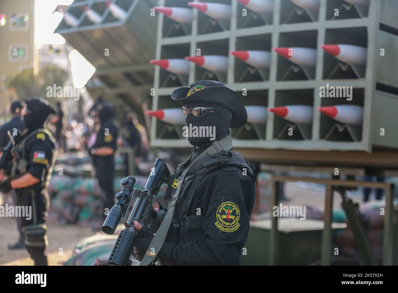 Gaza, Palestinian Territories. 06th Oct, 2022. A member of the Al-Quds ...