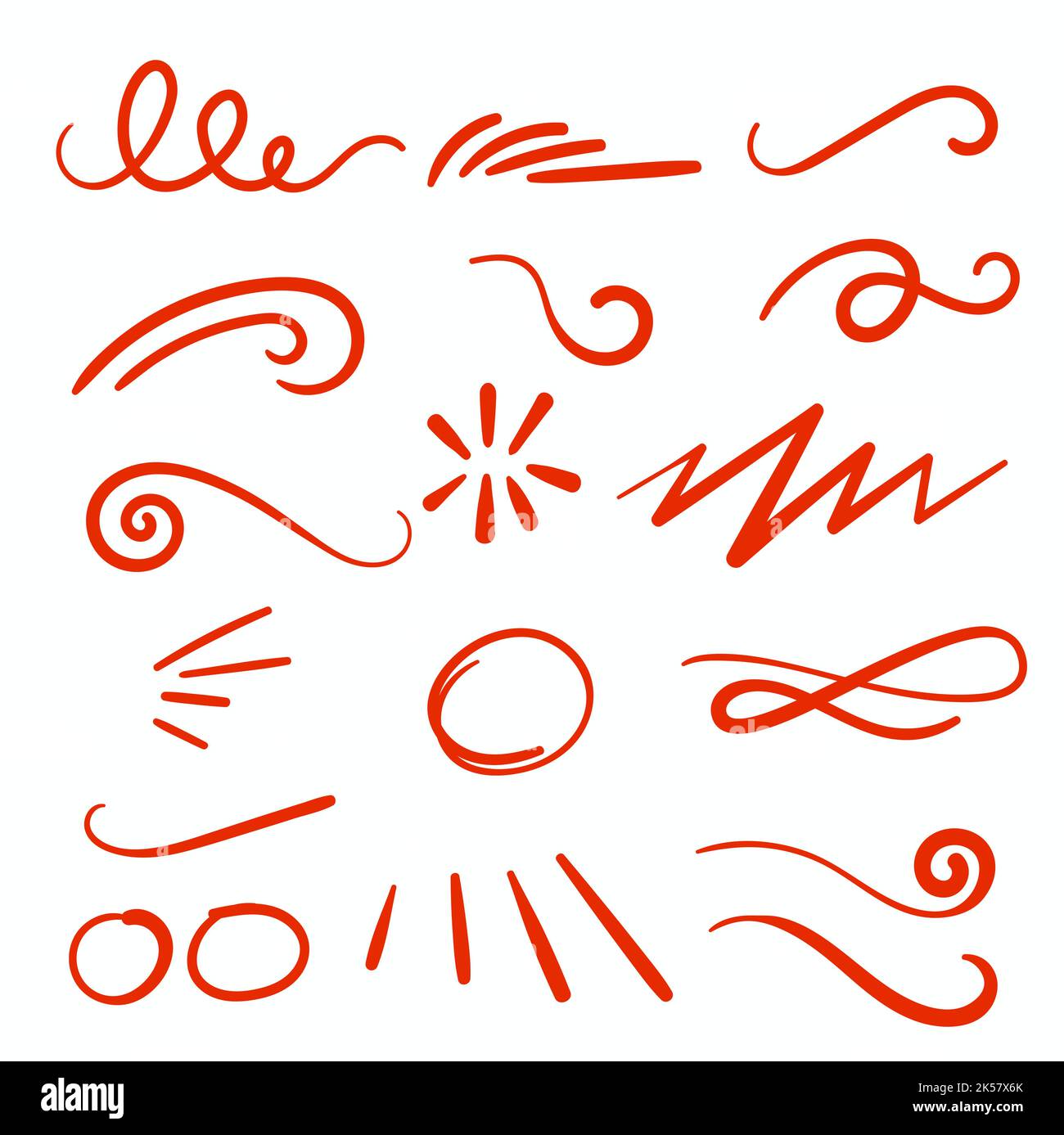 Red Swirls Swash Logo Ornament Design Stock Vector Image & Art - Alamy