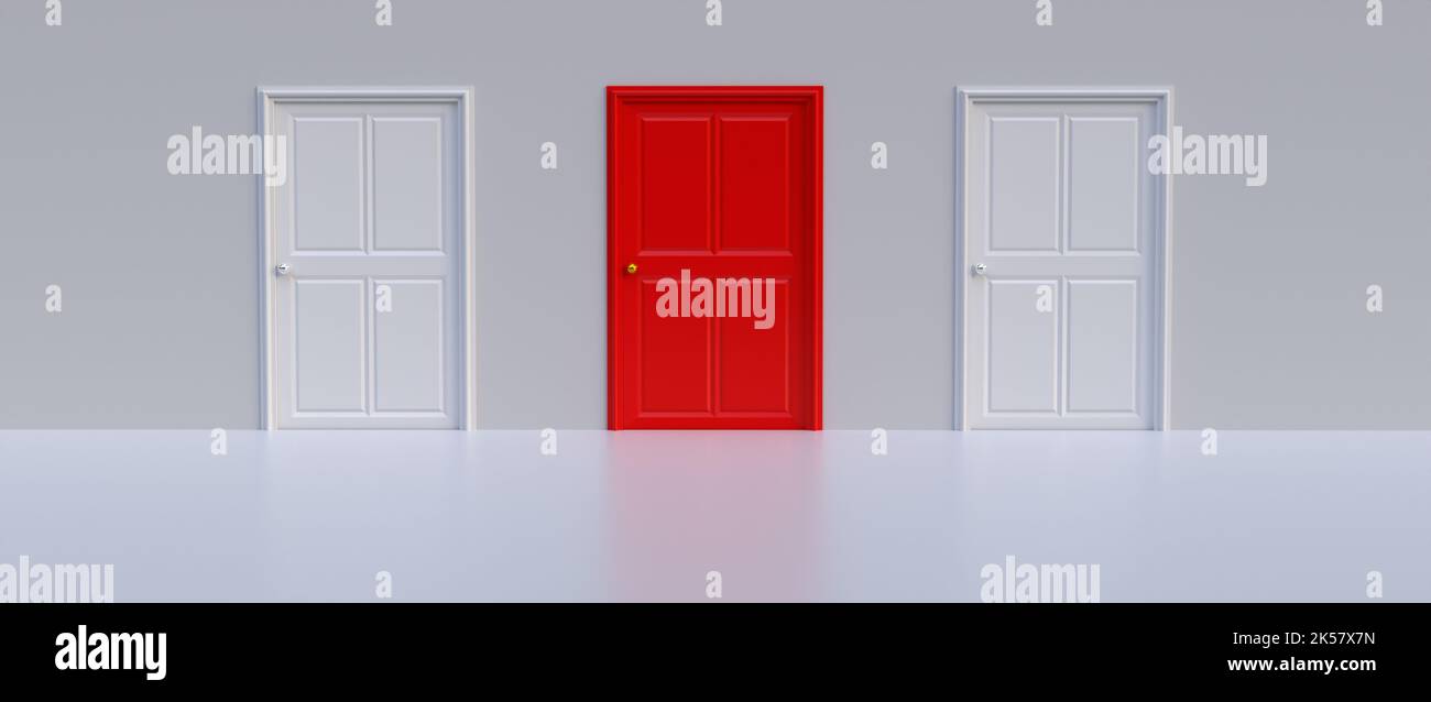 abstract concept for path selection in 3d render, concept art for life ...