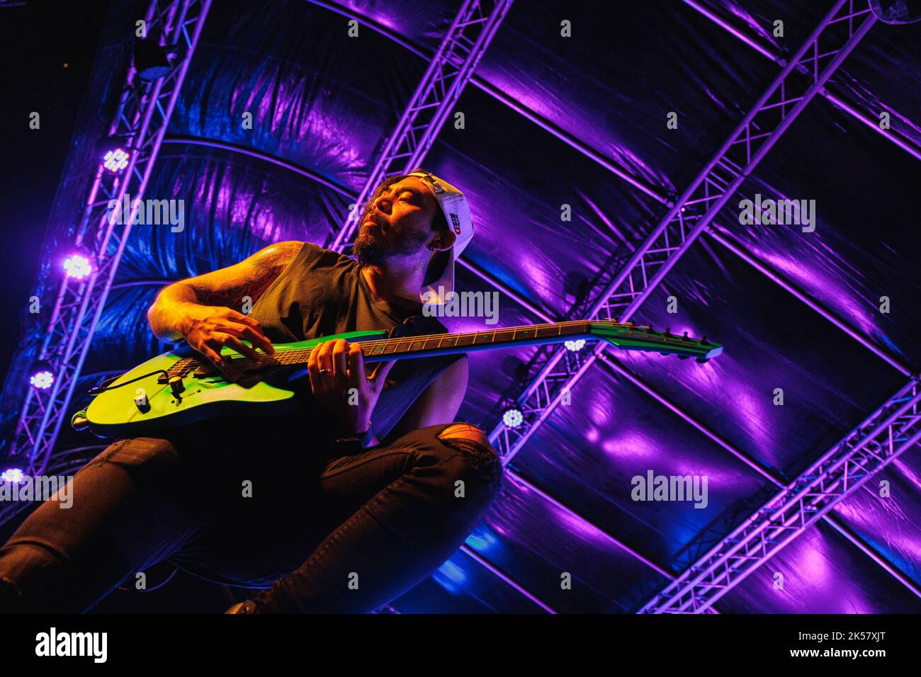 Bangkok, Thailand. 06th Oct, 2022. Chawarat Hansakunatai, guitarist of ...