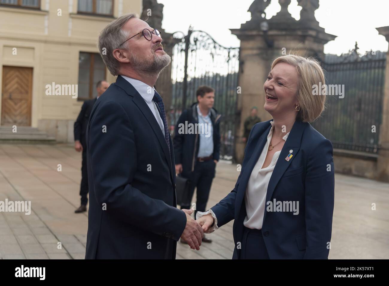 Prague, Czech Republic. 06th Oct, 2022. British Prime Minister Liz ...