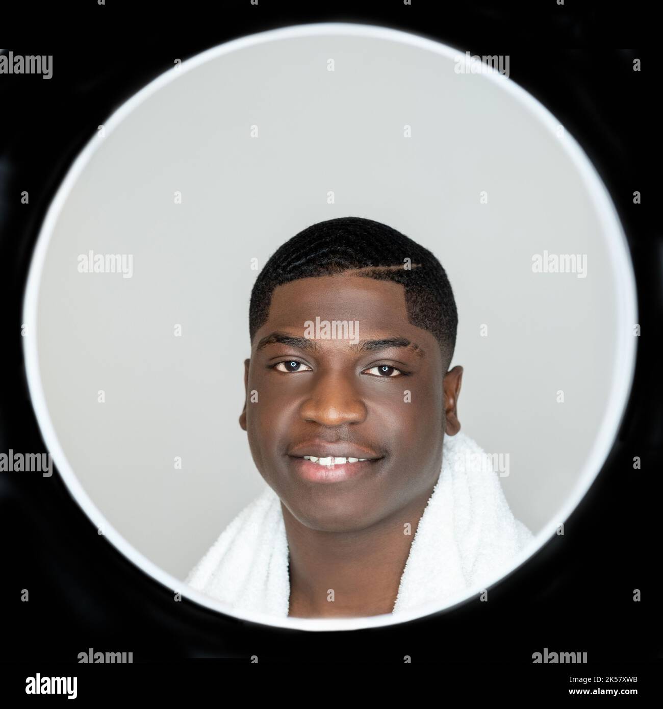 African face neutral background hi-res stock photography and images - Alamy