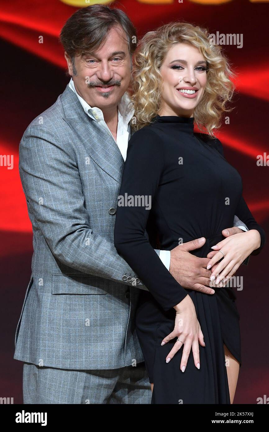 Rome, Italy - 06 Oct 2022 Lucrezia Lando (l) and Dario Cassini (r ...