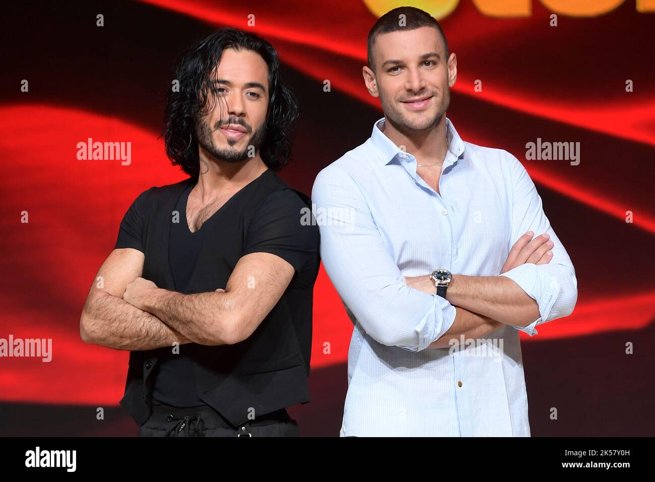Rome, Italy - 06 Oct 2022 Moreno Porcu (l) and Alex Di Giorgio (r ...