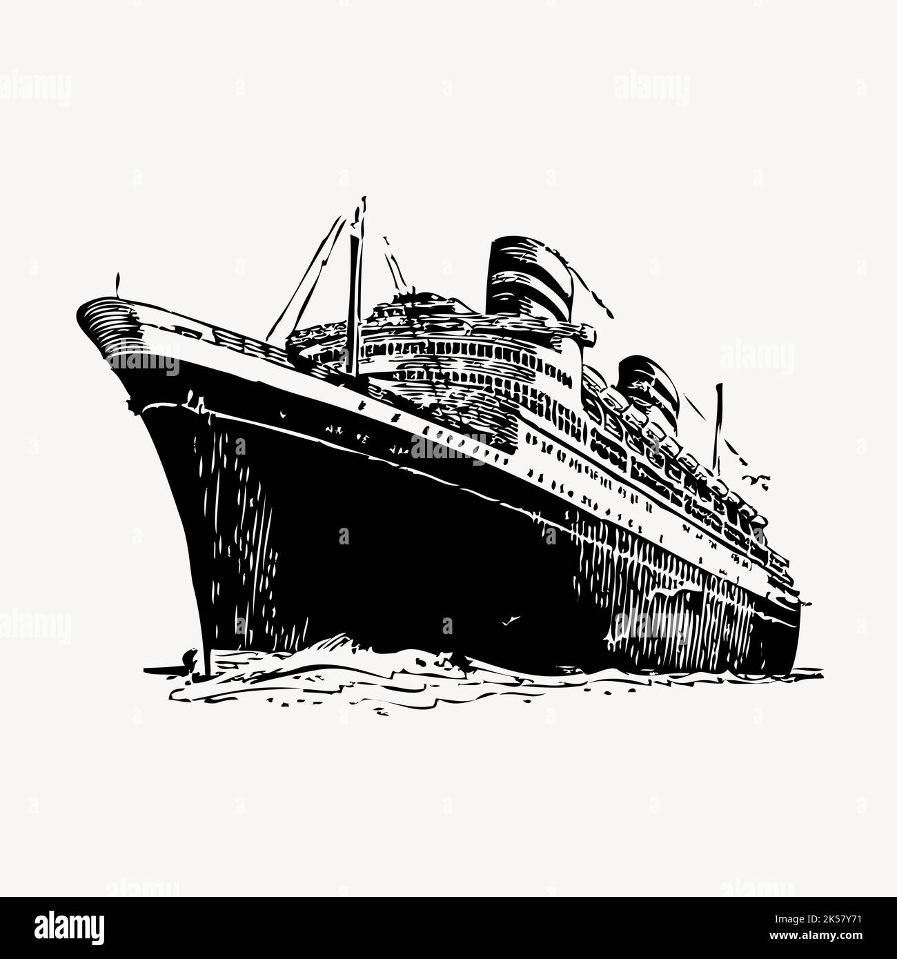 boat, ship, sailing boat, ocean, cruising boat, vintage black and white ...