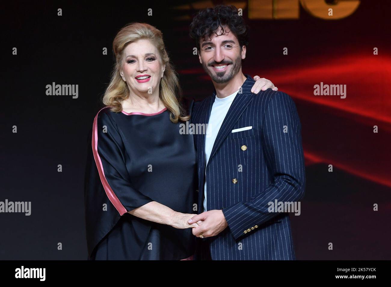 Rome, Italy - 06 Oct 2022 Iva Zanicchi (l) and Samuel Peron (r) attend ...