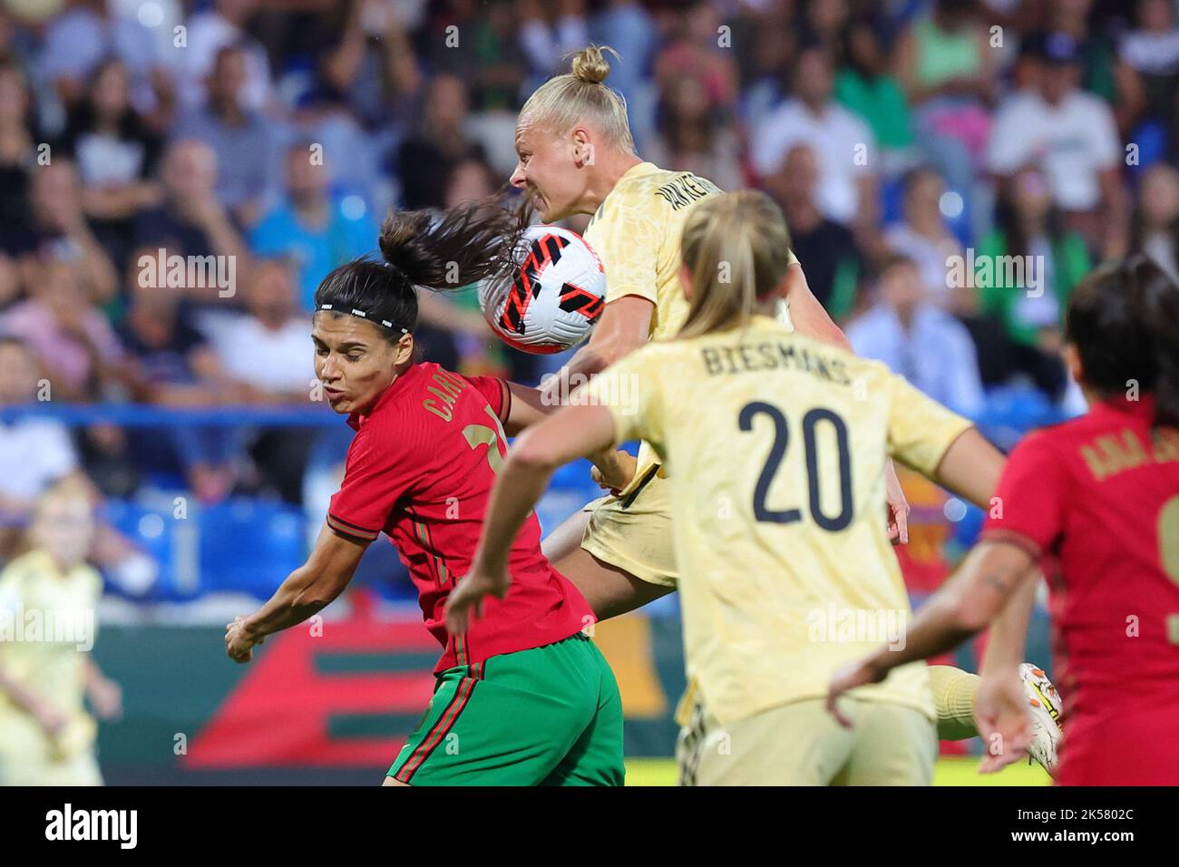 Portugal, October 2022, Portugal's Carole Costa and Belgium's Ella Van ...