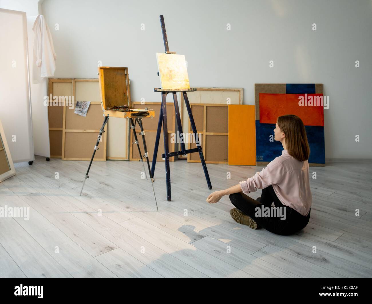 creative inspiration painting art abstract picture Stock Photo - Alamy