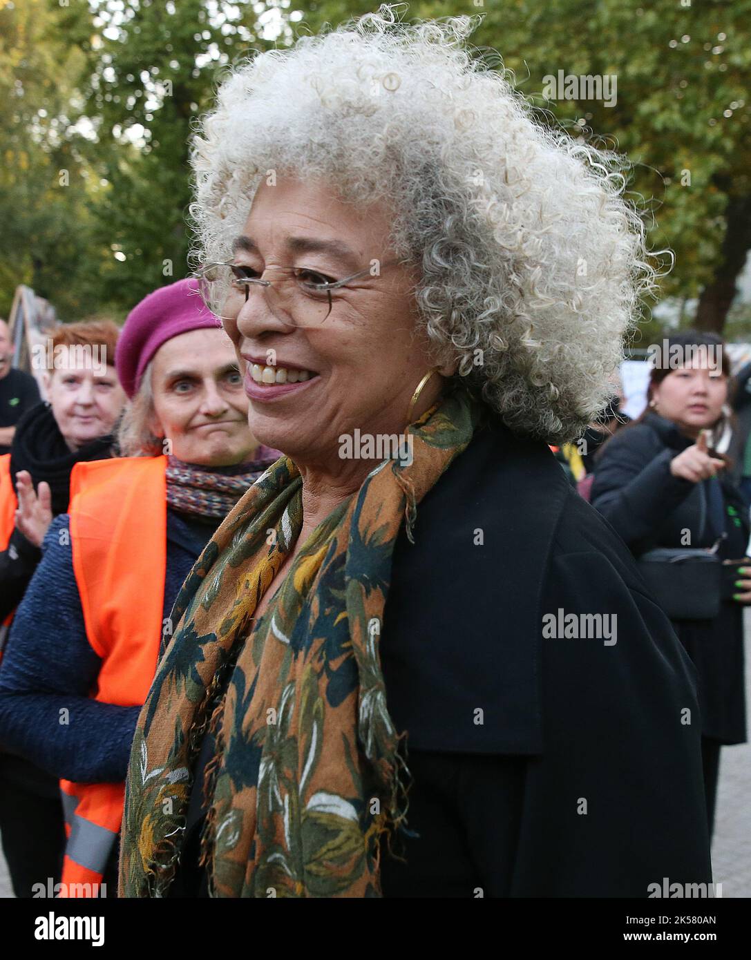 Berlin, Germany. 06th Oct, 2022. Angela Davis visits Berlin and takes ...