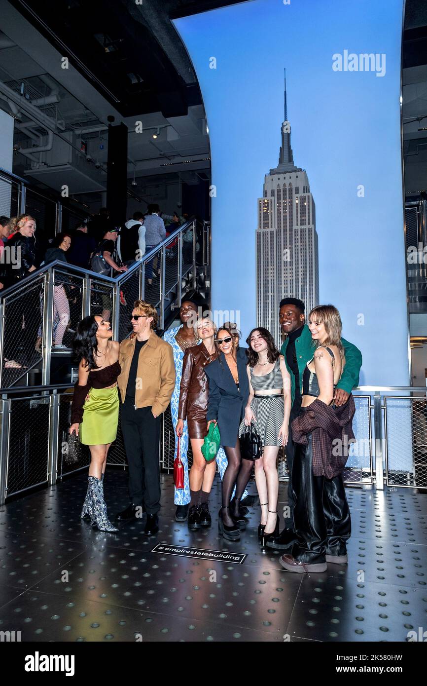 New York, NY, USA. 6th Oct, 2022. Marianly Tejada, Cooper van Grootel ...