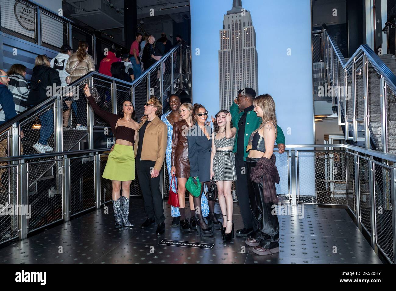 New York, NY, USA. 6th Oct, 2022. Marianly Tejada, Cooper van Grootel ...