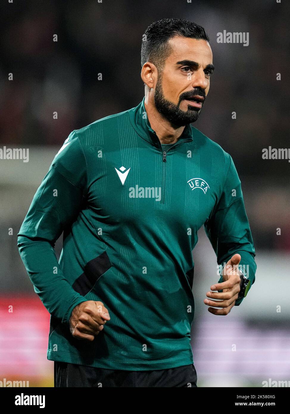 Herning - Referee Mohammed Al-Hakim during the match between FC Midtjylland v Feyenoord at MCH ...