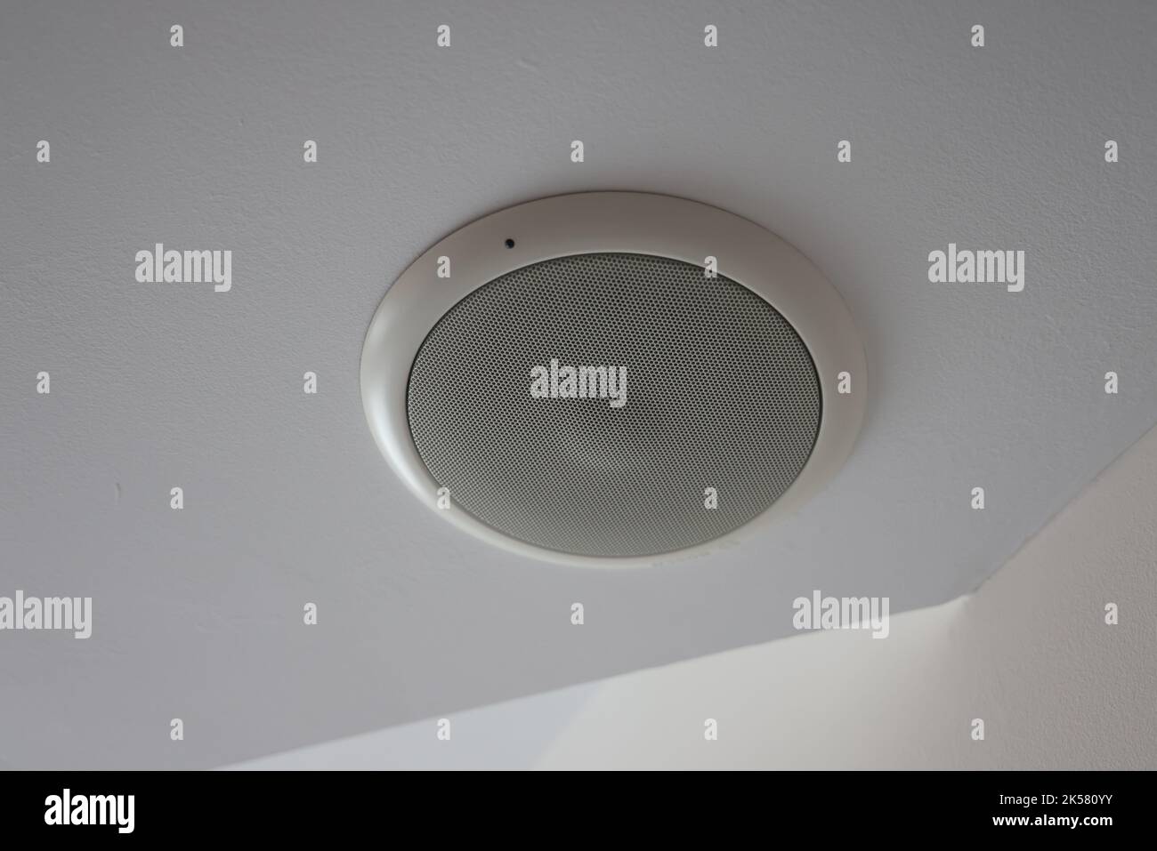 Voice Alarm Ceiling Speaker Stock Photo - Alamy