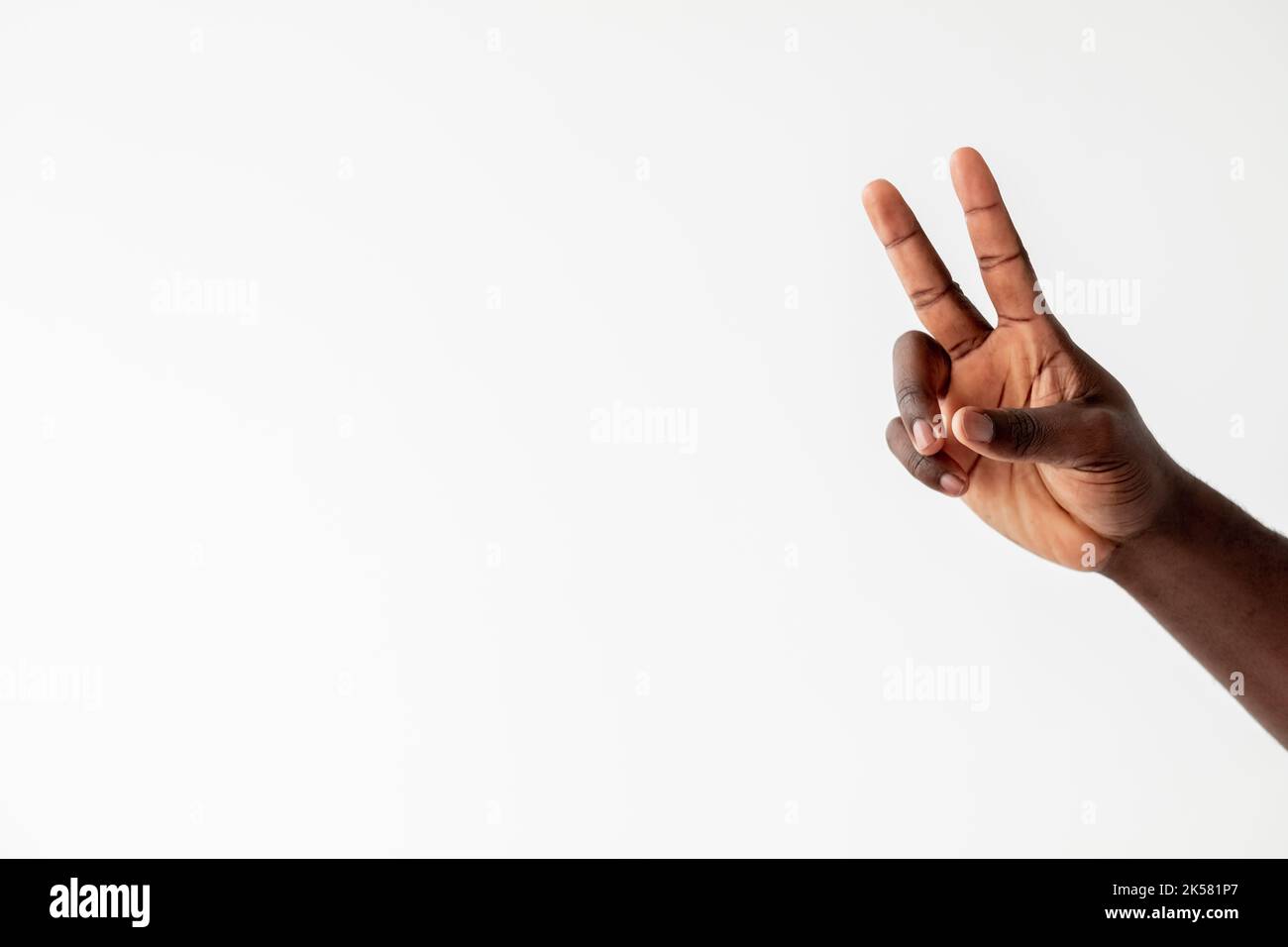 Peace gesture. Black lives matter. Support encourage. Social tolerance ...