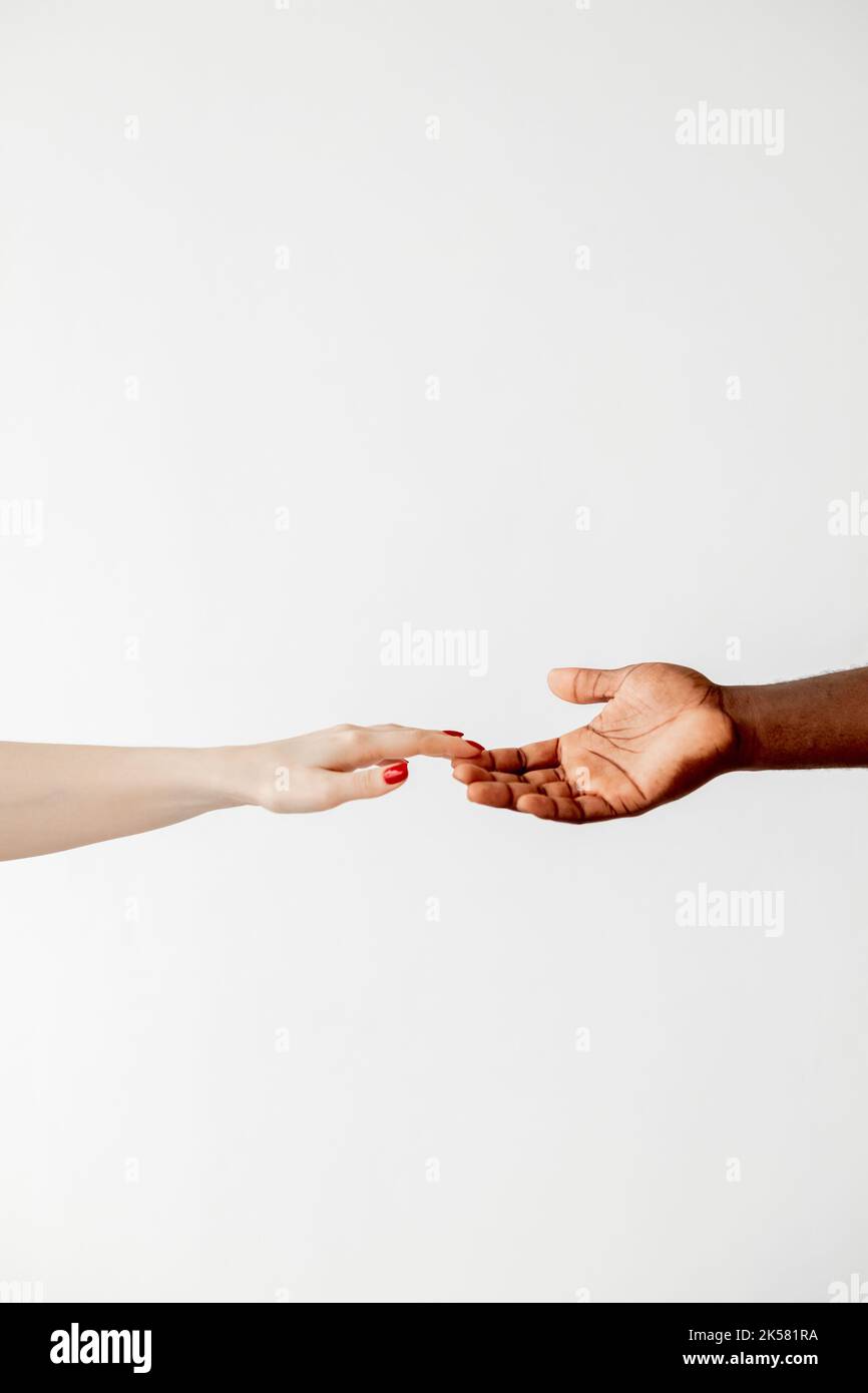 Racial equality support cooperation social hi-res stock photography and ...